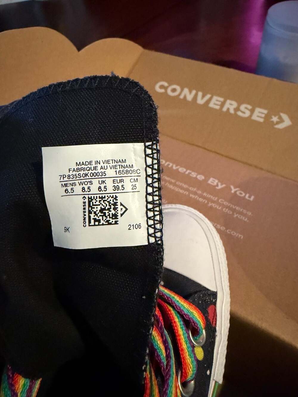 Converse | Shoes | Converse Chuck Taylor All Star High Top Pride Custom ...